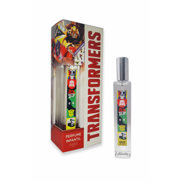 46996 - PERFUME INFANTIL TRANSFORMERS C/STICKERS x 50 ml - Jactans